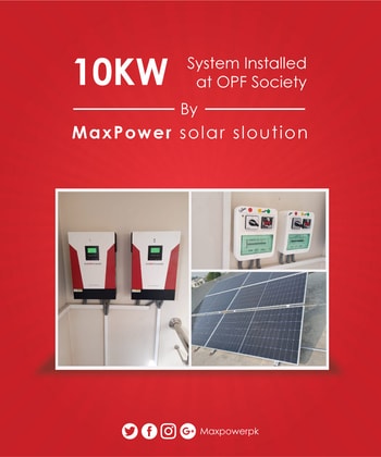 A 10kW System Installed at OPF Society - Lahore - Maxpower